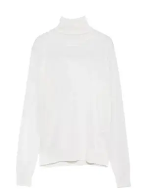 P.a.r.o.s.h Wool Turtleneck Jumper - White