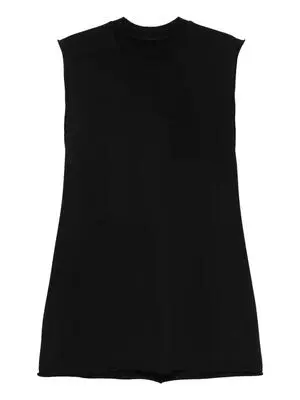 Rick Owens Round-neck Sleeveless Vest - Black