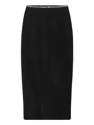 PHILIPP PLEIN Philipp Plein Embroidered Logo Midi Skirt