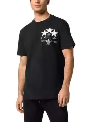 Philipp Plein Star-print T-shirt - Black