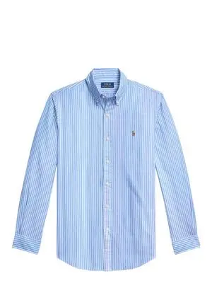 Polo Ralph Lauren Striped Long-sleeved Shirt - Blue