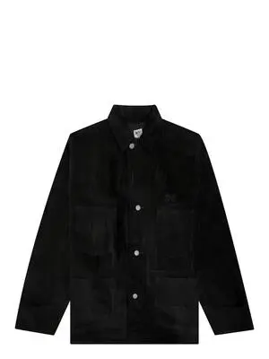 Needles X Smith's Butterfly-embroidered Corduroy Jacket - Black