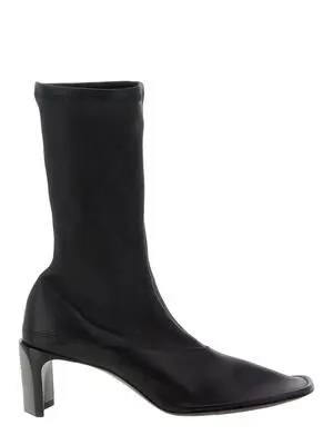 JIL SANDER Leather Boots - Black