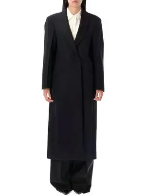 RÓHE Shawl-lapels Coat - Black