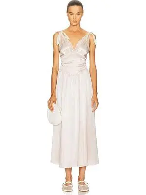 HELSA Helsa The Silk Celeste Dress Blush