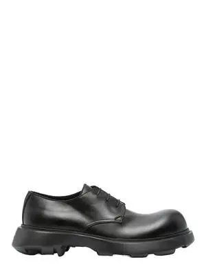 Acne Studios Calf Leather Derby Shoes - Black