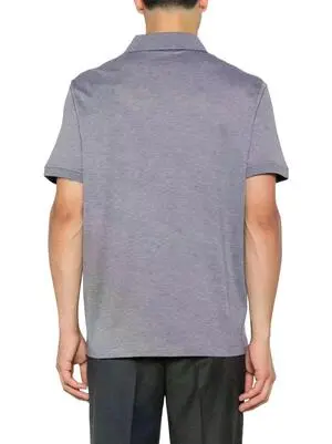 Paul & Shark Logo-embroidered Cotton Polo Shirt Grey