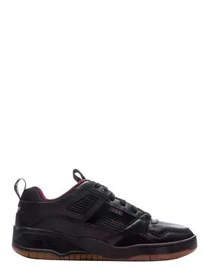 FILA Corda Lux Perforated Lace-up Sneakers - Black