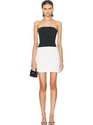 Simkhai Josie Bustier Mini Dress - Black Multi