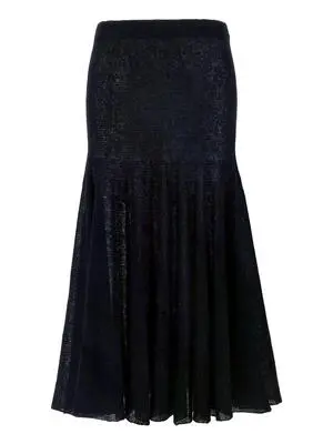 MAGDA BUTRYM Magda Butrym Elasticated Flared Midi Skirt