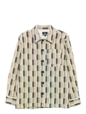 A.p.c. Checked Wool Jacket - Neutrals