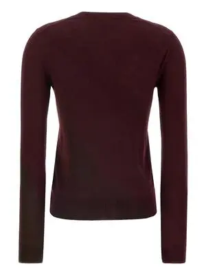 SAINT LAURENT Saint Laurent Plunge Neck Long Sleeve Sweater
