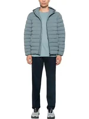 Herno Pleated Front Tailored Trousers - Blue