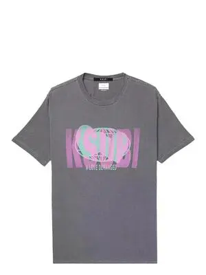 Ksubi Deranced Kash Short-sleeve Graphic T-shirt - Grey