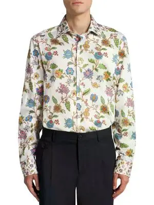 Etro Floral-print Shirt - White