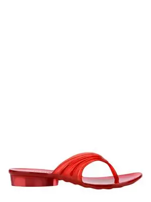 Melissa Melissa X Diesel Block Heel Thong Flip-Flops Red