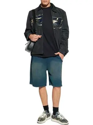 DIESEL® Embroidered Patch Padded Jacket - Black
