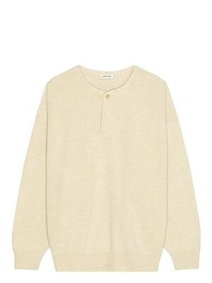Fear Of God Henley Sweater - Bone