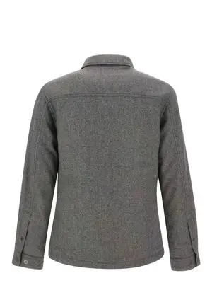 Woolrich Herringbone Chest-pocket Jacket - Grey