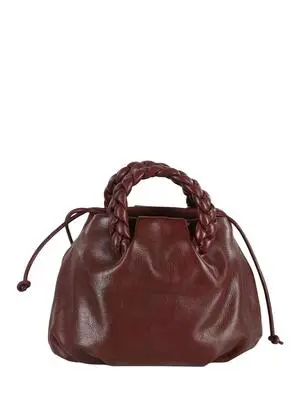 Hereu Braided Handles Tote Bag - Red