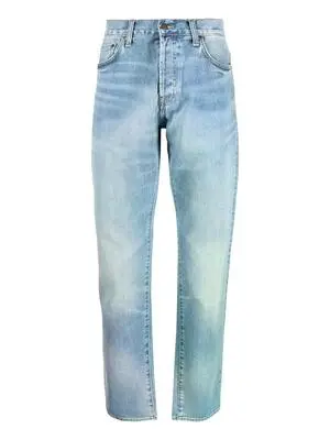 Carhartt Work In Progress Straight Leg Jeans - Blue