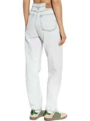 American Vintage Joybird High-waisted Straight Leg Jeans - Blue
