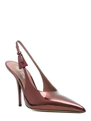 Paris Texas 105mm Slingback Pumps - Red