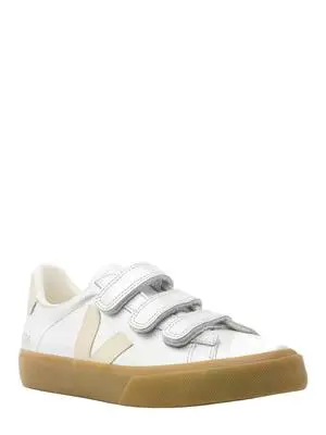 VEJA VEJA Recife Leather Sneakers With Three Strap Fastening Silver