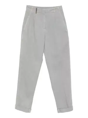 Peserico Pleated Pocket Trousers - Grey
