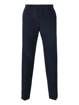 BRIGLIA 1949 Checked Wool Trousers - Blue