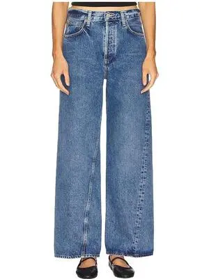 AGOLDE Twist Low Slung Baggy Jeans - Blue
