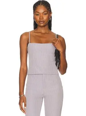 ALL THE WAYS Rowena Cropped Top - Grey