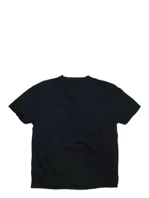 LES TIEN Chest-pocket Cotton T-shirt - Black