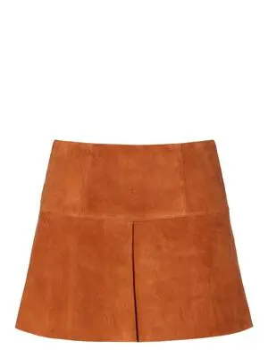 Isabel Marant Étoile Isabel Marant Dilara Suede Miniskirt Brown