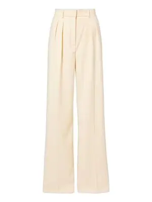 Rebecca Vallance Rowan High-rise Wide-leg Pants - Yellow