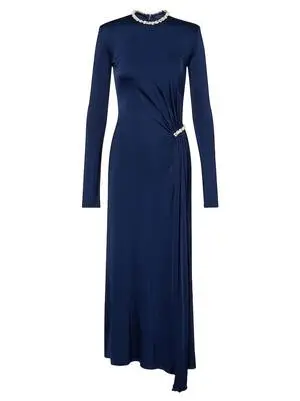 David Koma Embellished Midi Dress - Blue