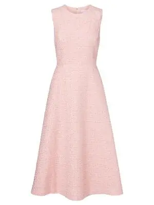 Carolina Herrera Bow-detail Midi Dress - Pink