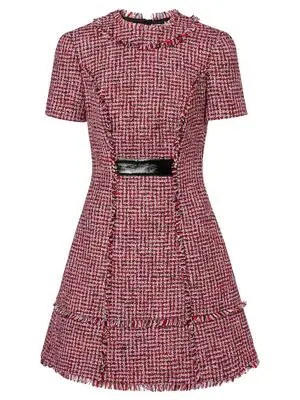 Safiyaa Tweed Minidress - Multicoloured