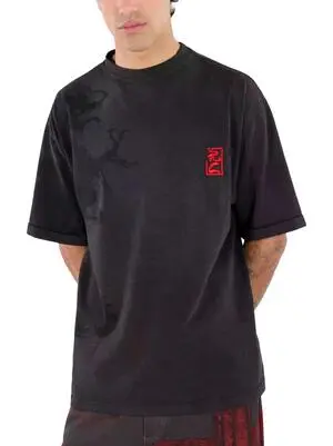 Roberto Cavalli Dragon-print T-shirt - Black