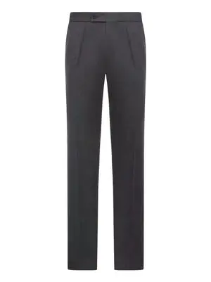 Incotex Wool Tailored Trousers - Grey