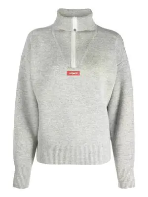 Coperni Half-zip Jumper - Grey