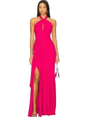 Cinq À Sept Gulliame Gown - Fuchsia