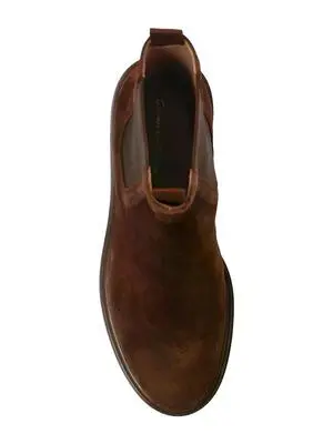 GIANVITO ROSSI Chester Suede Chelsea Boots - Brown