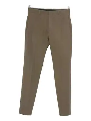 PT TORINO Mid-rise Straight Leg Trousers - Brown