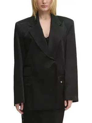 ANIYE BY Notched Lapels Blazer - Black