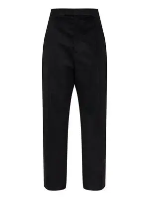 Vetements Pleated Wide-leg Trousers - Black
