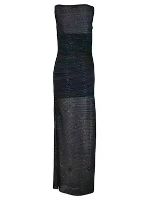 Missoni Sequinned Sleeveless Maxi Dress - Black