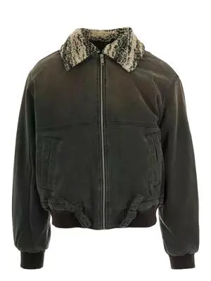 AXEL ARIGATO Tweed-Collar Cotton Bomber Jacket