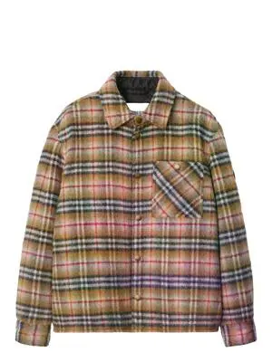 Burberry Plaid Shirt Jacket - Brown