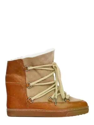 Isabel Marant Étoile Nowles Lace-up Snow Boots - Brown